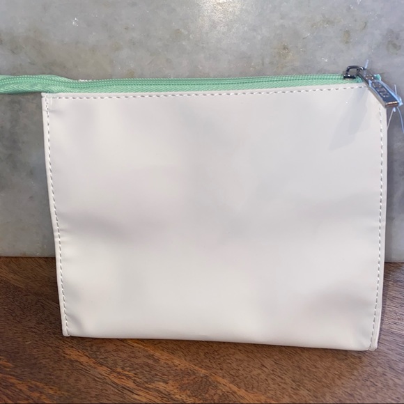 Clinique | Makeup | Clinique White Glitter Cosmetic Bag | Poshmark